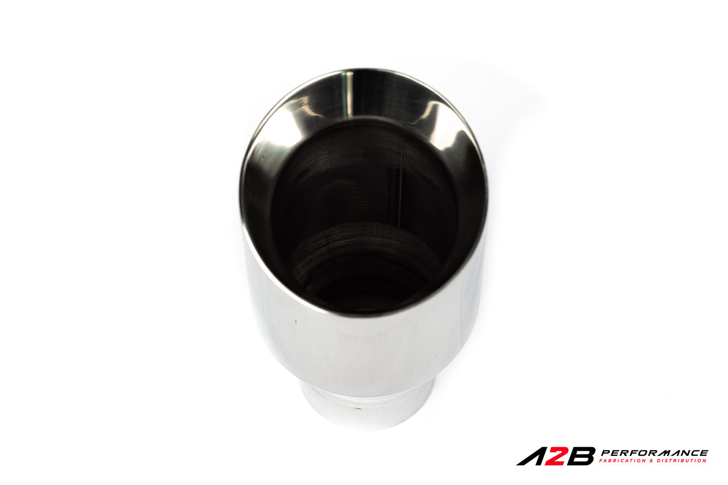 Exhaust Tips | Single Chrome Dual wall Angle Cut 3"ID 4.5'' OUT — A2B Performance