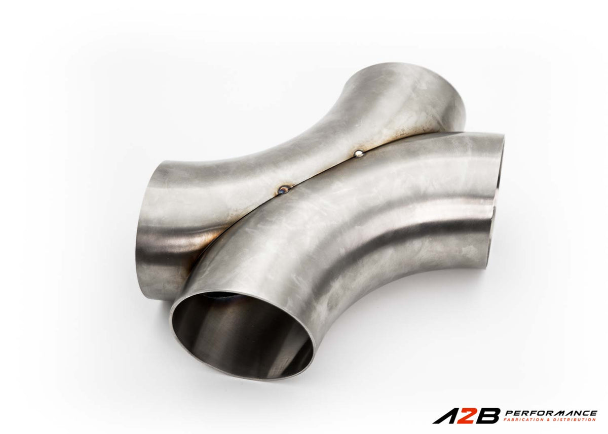 X-Pipe 1.5" SS 304 Sanitary (Tacked non-welded) — A2B Performance