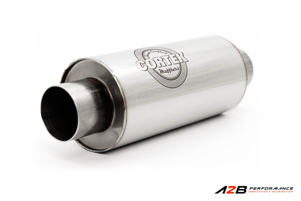 Cortek Muffler/Resonator Series 45 ROUND — A2B Performance