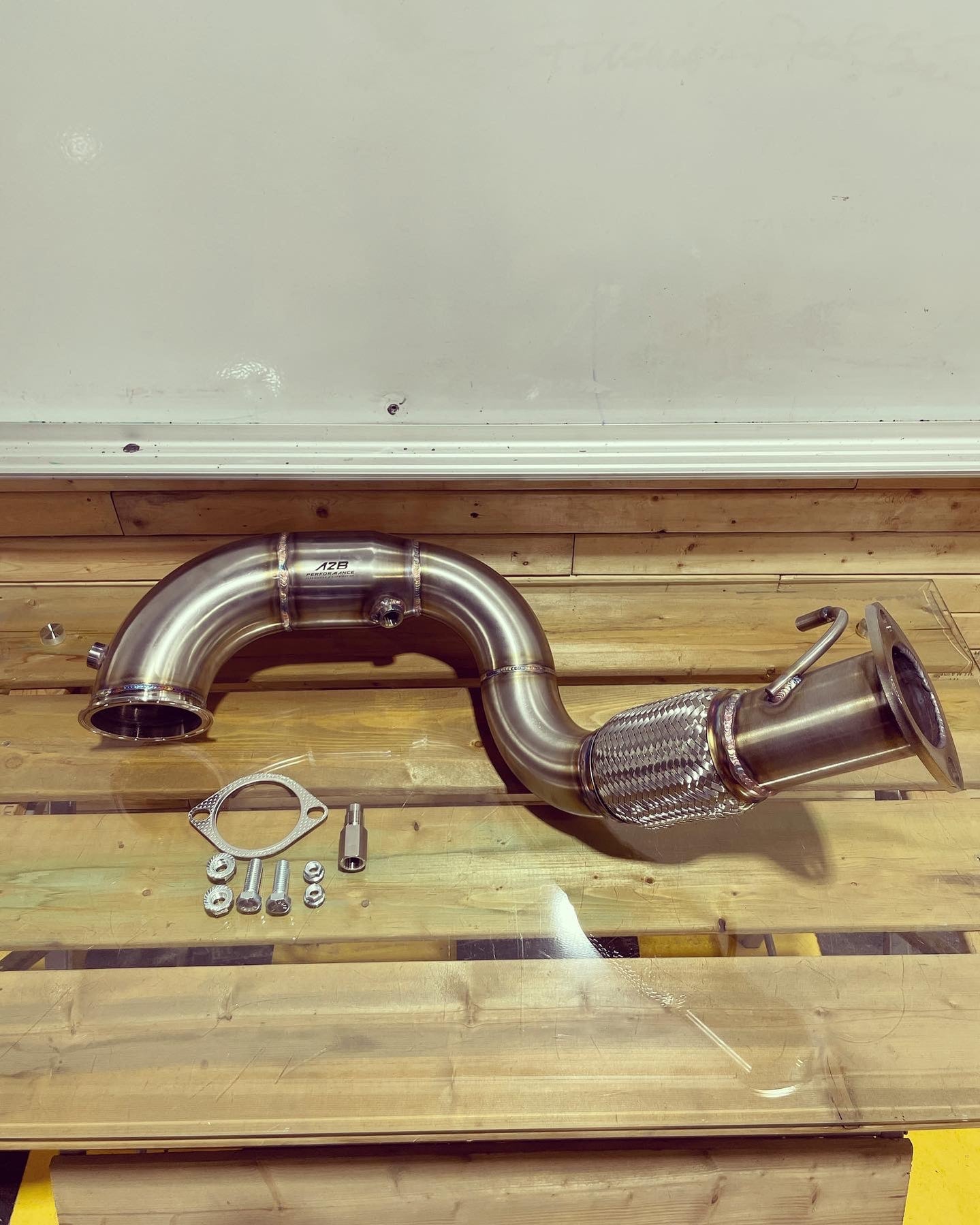 Full One Piece V2 Downpipe Sonata N Line-Kia K5 GT 2021-2023 (Converte ...